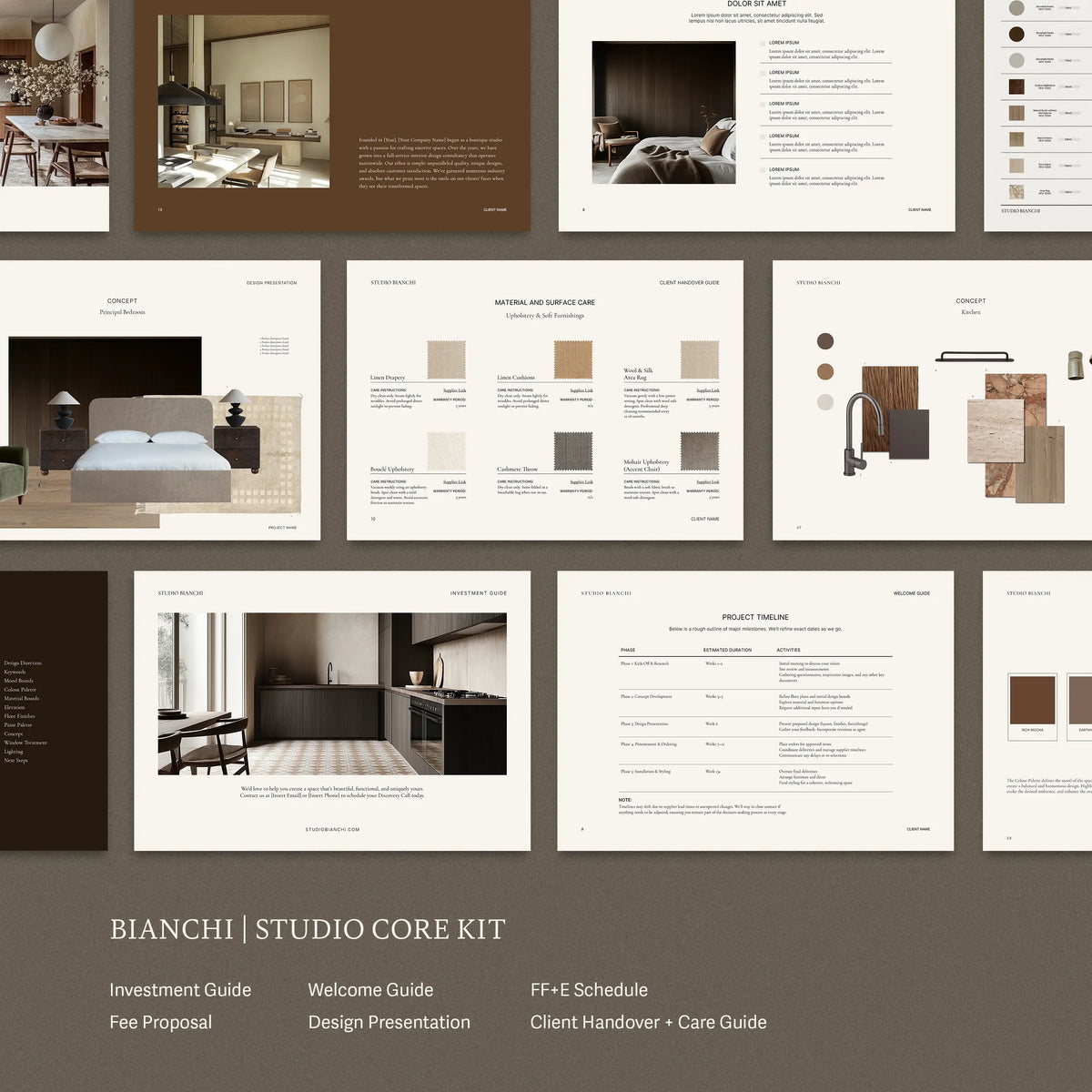 Bianchi | Interior Design Studio Core Template Kit – Sonderpath Studio