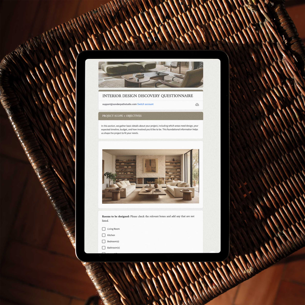 Interior Design Questionnaire For Commercial Clients Free Interior