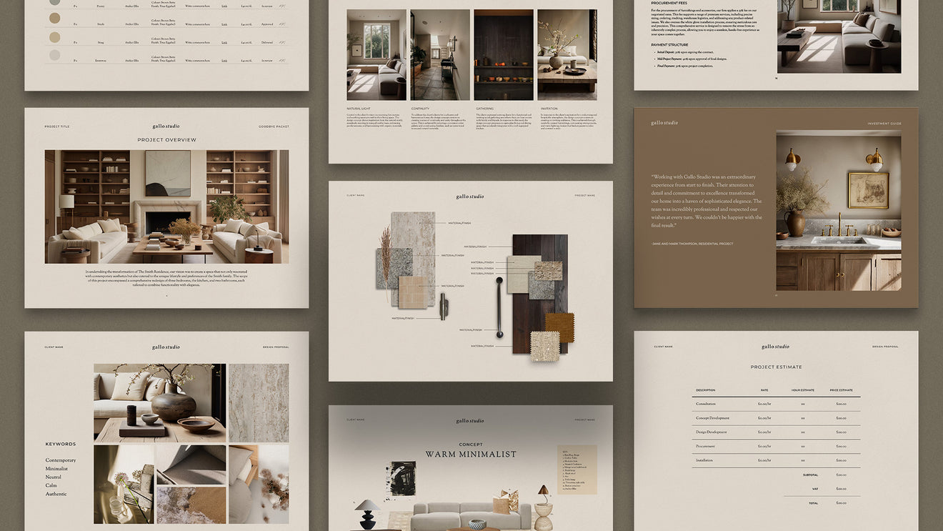 Interior Design Templates for Interior Designers – Sonderpath Studio