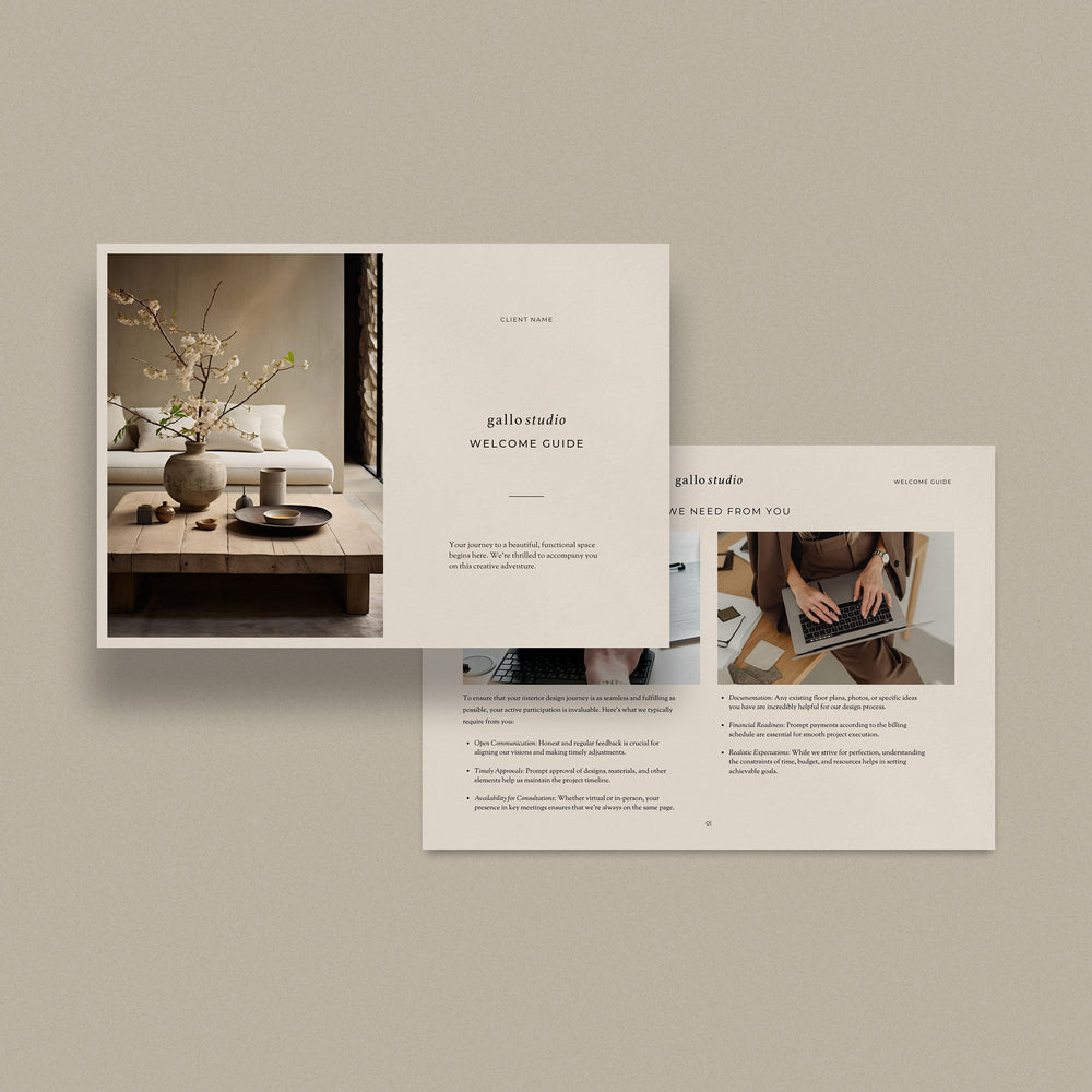 Welcome Guides – Sonderpath Studio