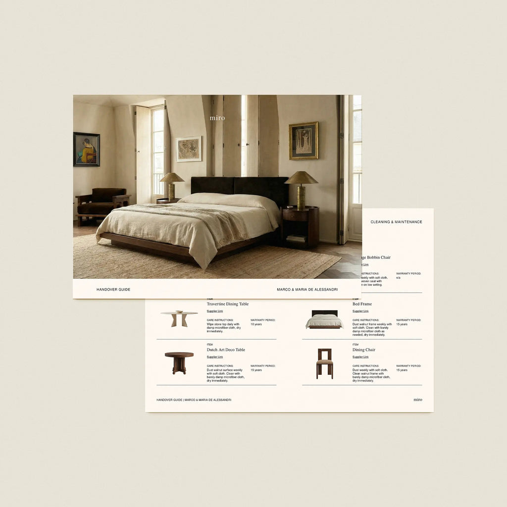 Client Handover Guide for Interior Designers | Sonderpath Studio