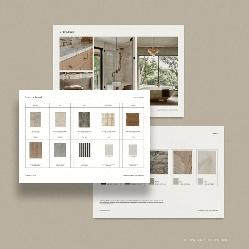 Design Presentations – Sonderpath Studio